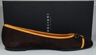 ORCIANI DARK CHOCOLATE SUEDE BALLET FLATS. MADE IN ITALY. NIB $378. EU ...