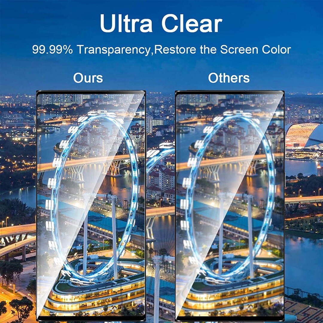 For Samsung Galaxy S24 FE Plus Ultra Full Tempered Glass Screen Guard ...