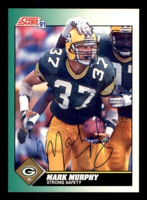 1991 Score Football #231 Mark Murphy Signed Autograph (no COA) | eBay