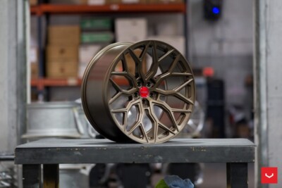 19" Vossen HF-2 Wheels Bronze RIMS Staggered 19x9.5(Front) 19x10(Rear ...
