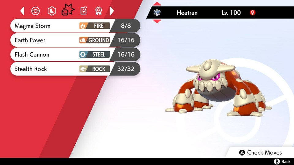 Shiny Heatran Legendary Pokemon Sword and Shield Perfect IV Pokémon | eBay