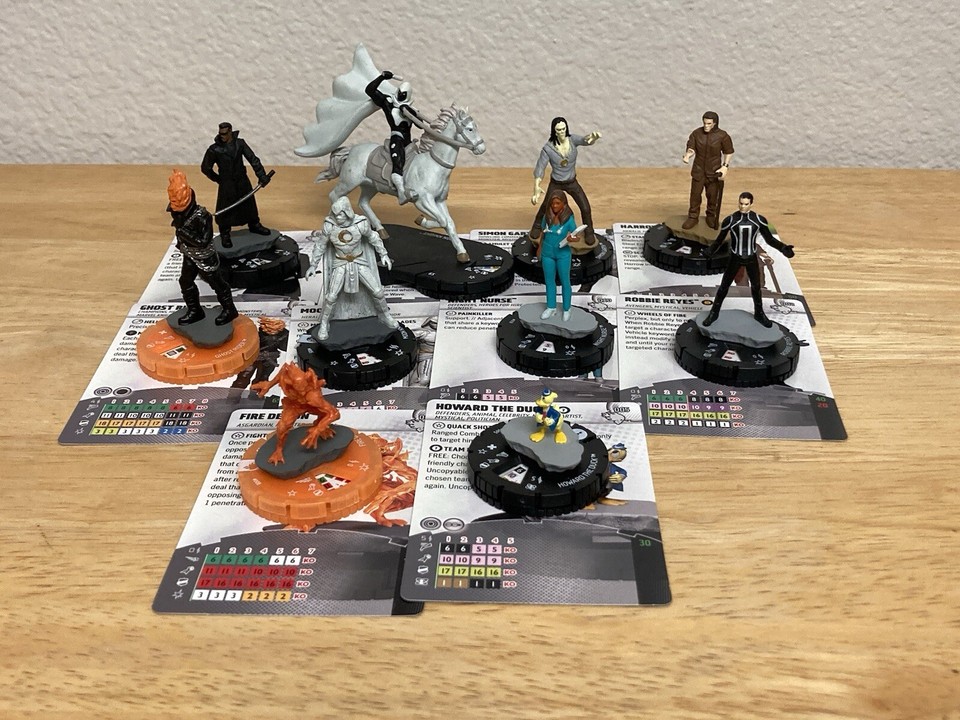 Heroclix 10 Piece Lot Wheels of Vengeance & Next Phase NEW 035 Moon ...