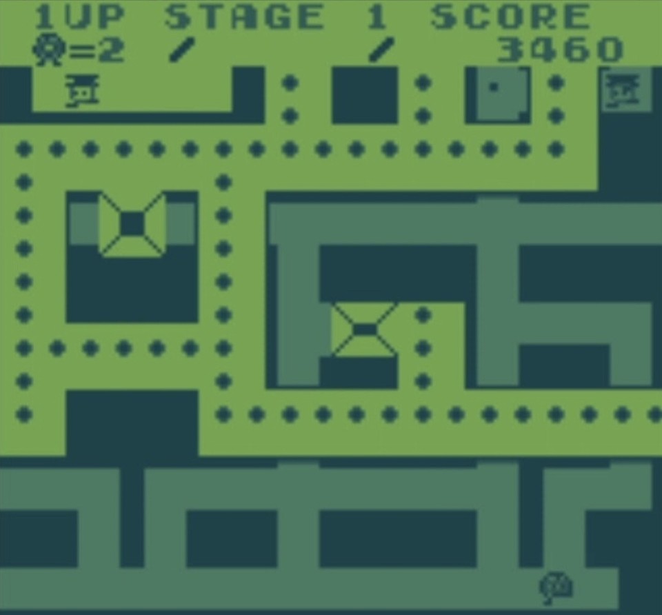 1990 BIT Corp GAMATE Handheld Game C1-011 MONEY MAZE Arcade Pac-Man ...