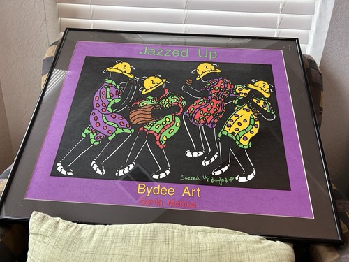 Bydee Art Double Matted & Framed Mardi Gras Print “Jazzed Up” | eBay