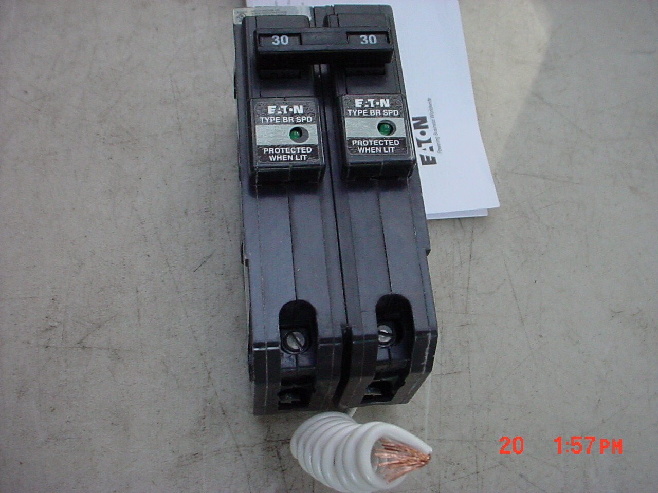 Eaton BR230SUR BR Residential Surge Breaker Two-pole 30 A for sale ...