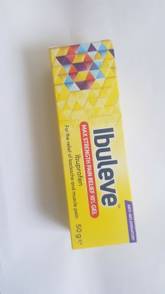 IBULEVE MAXIMUM STRENGHT-PAIN RELIEF GEL 50g PACK- FAST RELIEF BACKACHE ...
