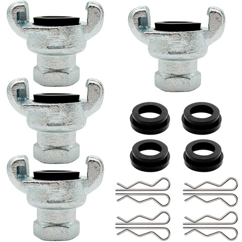 4pcs NPT Iron Air Hose Fitting Universal Coupling Chicago Fitting | eBay