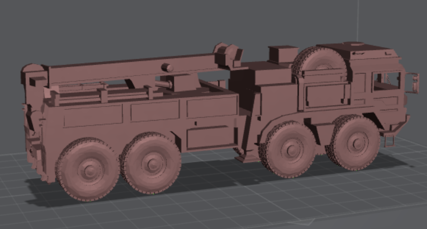 British Army MAN SVR simple model recovery truck RESIN 3D printed ...
