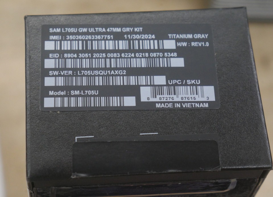 Samsung Galaxy Watch Ultra 47mm Titanium Gray Wifi LTE SM-L705U | eBay