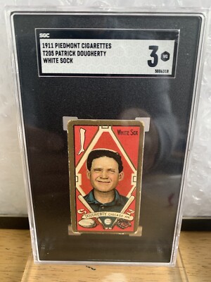 1911 T205 Gold Border #52 Patsy Dougherty Chicago White Sox Baseball ...