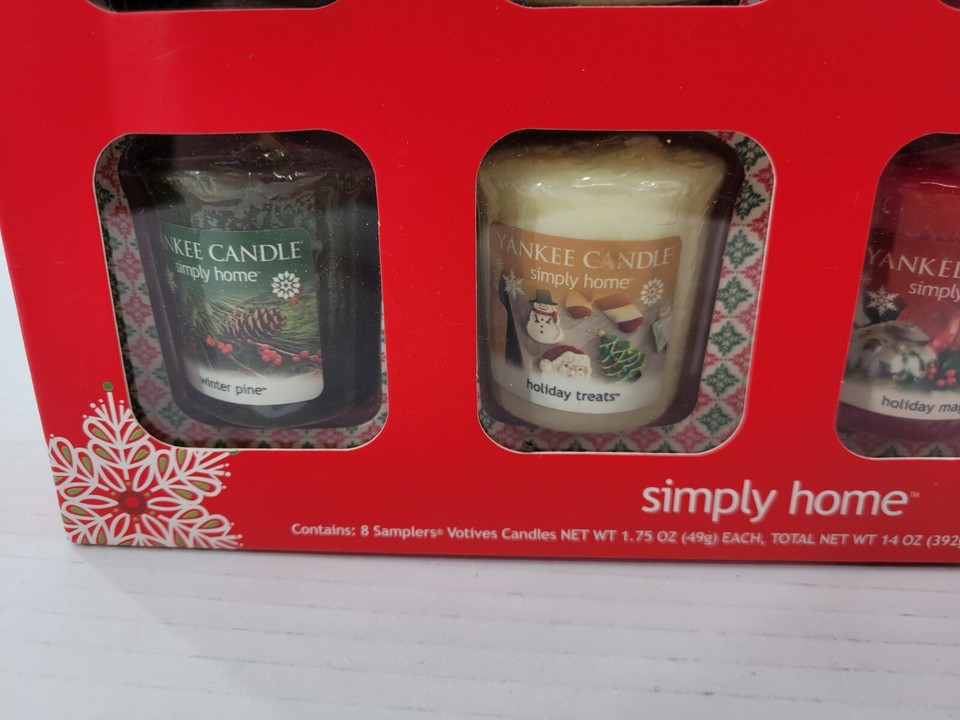 Yankee Candle Sampler Pack Simply Home Christmas Holiday Pack 2014 | eBay
