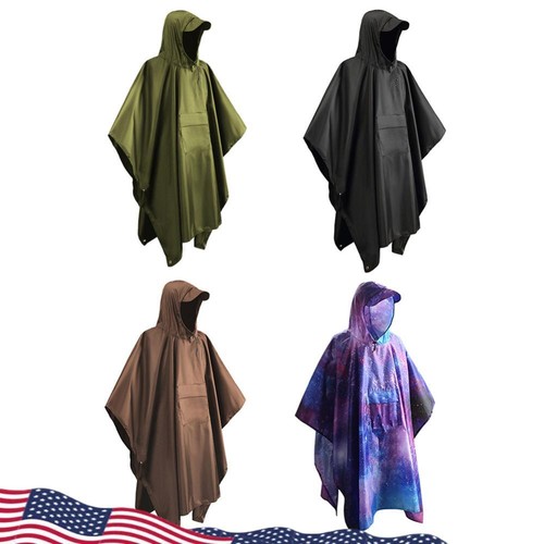 Rain Coat Extra Long Raincoat with Pocket for Men Women for Camping ...