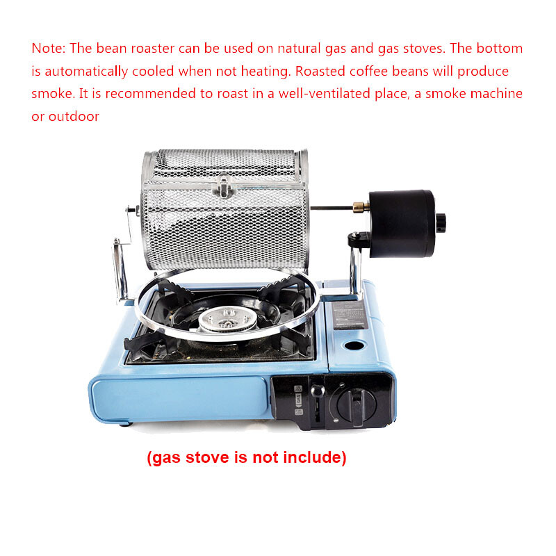 Electric Coffee Roaster Gas Burner Nuts Coffee Bean Baking Machine ...