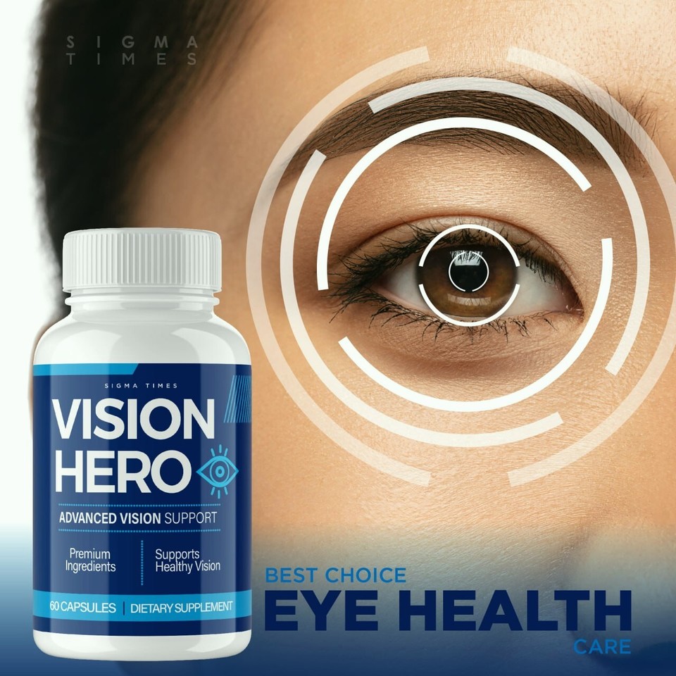 (Official 2 Pack) Vision Hero Eye Supplement, VisionHero Pills Healthy ...