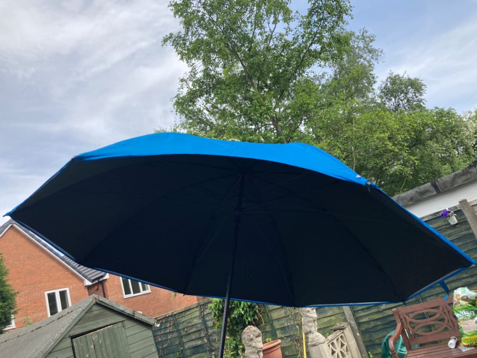 Beach Umbrella Portable with Sand Anchor, Garden Umbrella 2-Layer UV Coatings UK | eBay UK