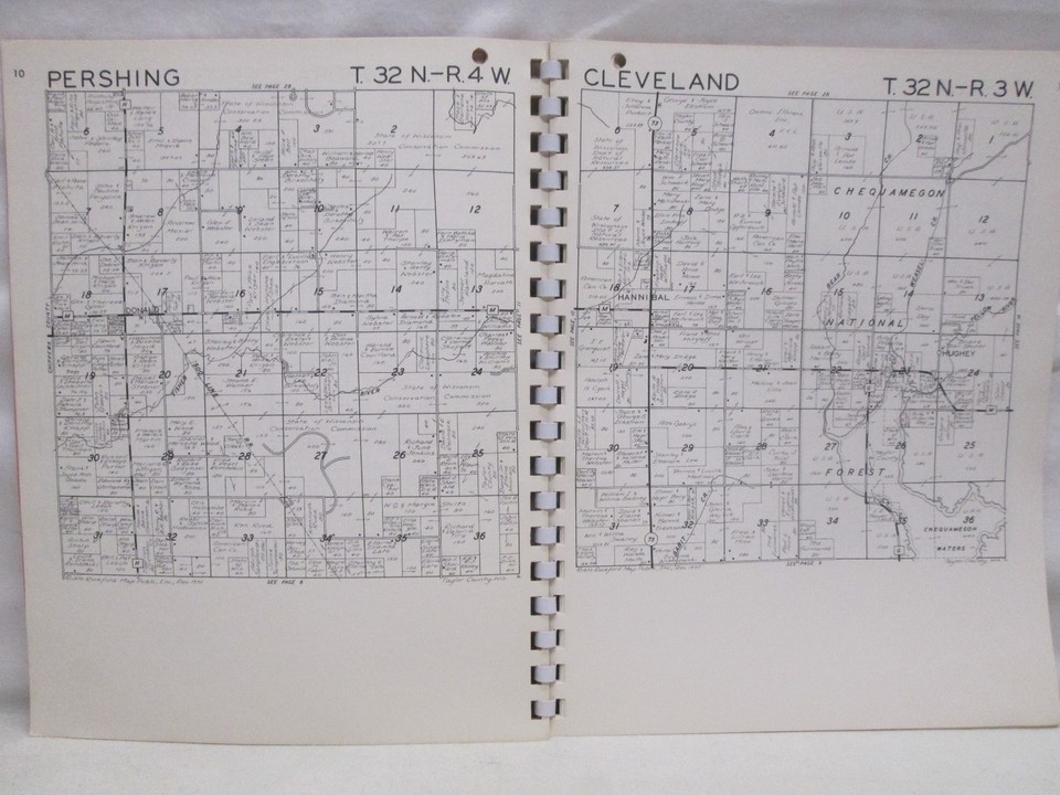 Vintage 1975 Land Atlas & Plat Book Taylor County Wisconsin Map | eBay