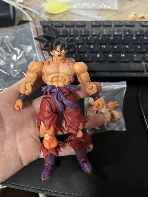 CUSTOM Dragon Ball SHF s.h.figuarts goku Super Saiyan Action Figure | eBay