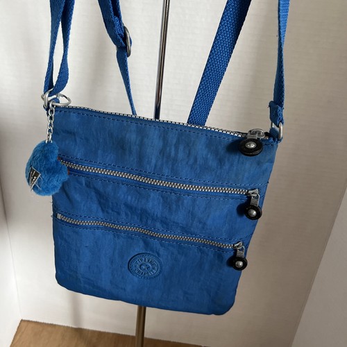 Kipling Women's Keiko Crossbody Mini Bag with Adjustable Strap Blue Ape ...