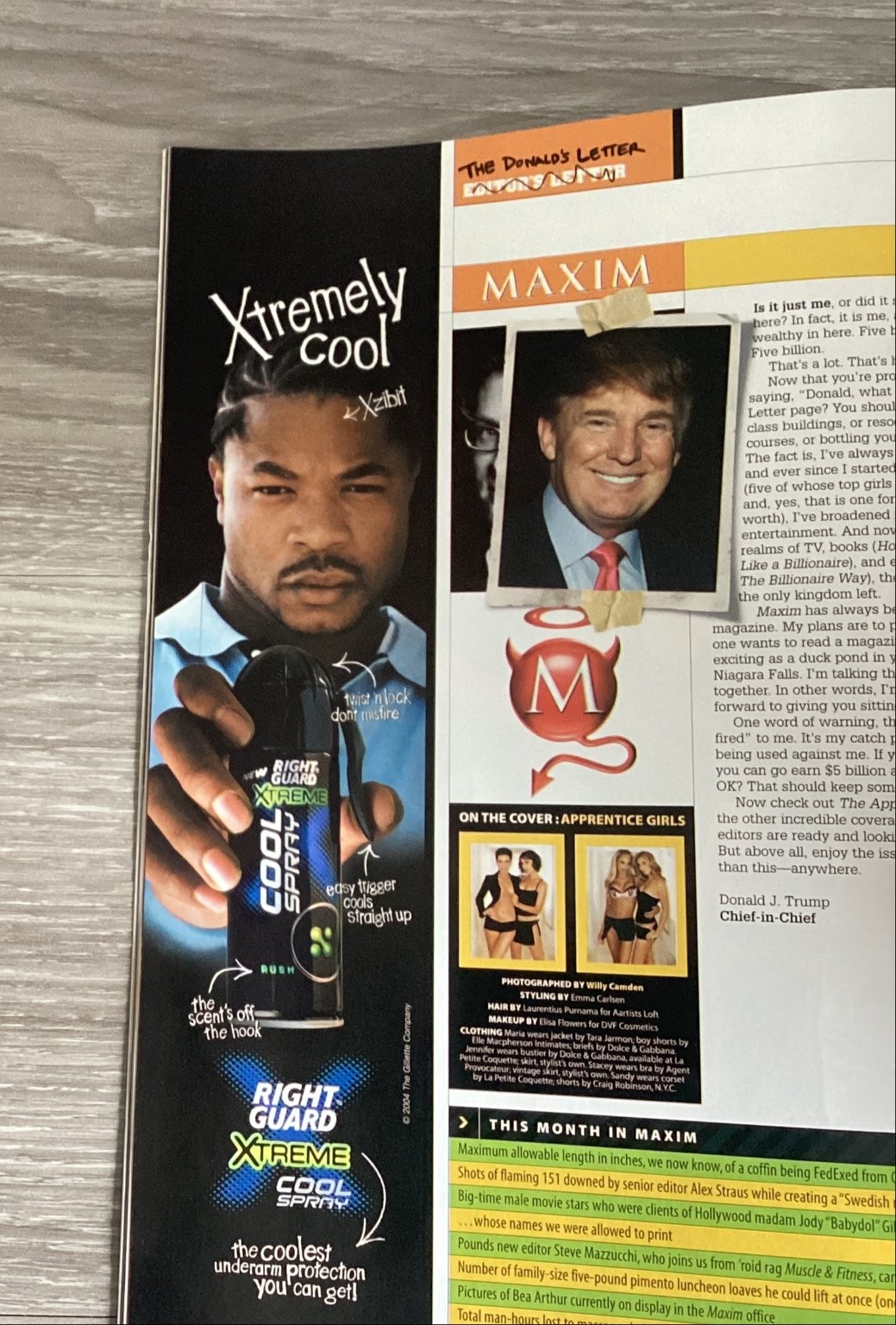 Maxim December 2004 Girls of The Apprentice Special Edition Trump | eBay