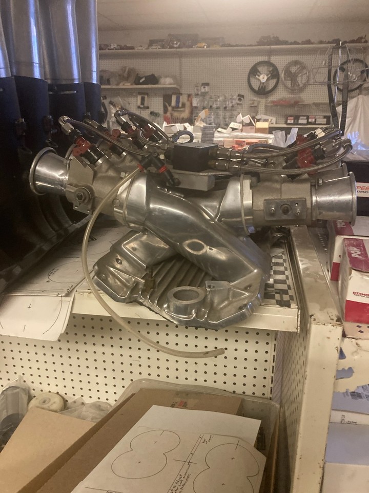 Chevy Corvette drag racing sbc cross ram Fuel Injection | eBay