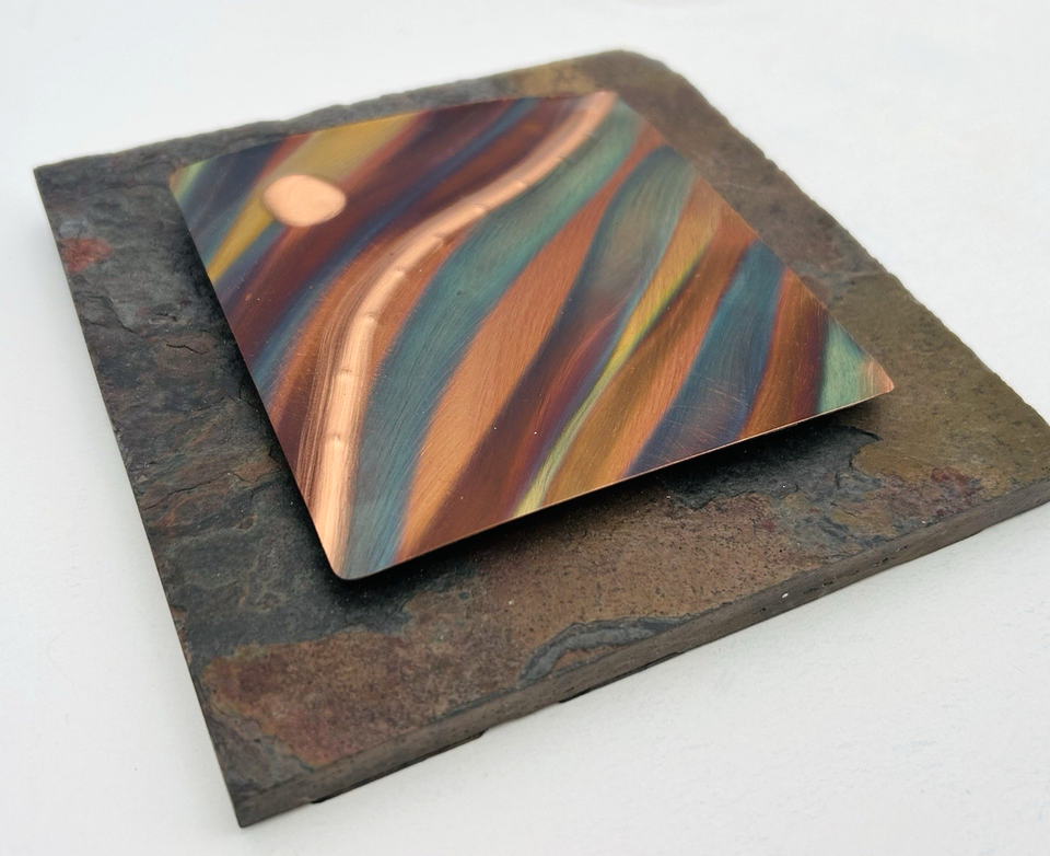 Copper Elements Flamed Copper Wall Art by Daniel & Frances Hedblom | eBay
