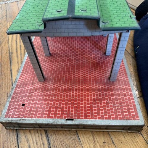 Marx Freight Terminal Tin Litho Train Station Toy Building Vintage ...