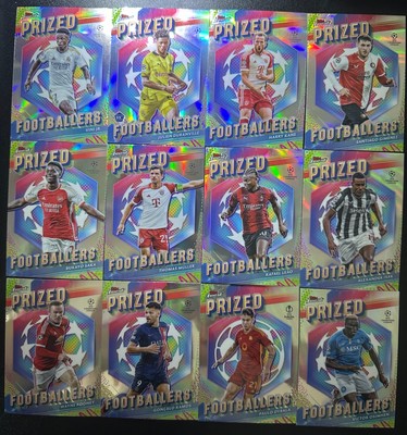 2023-24 Topps finest soccer prized footballers 12 lots-Bukayo Saka | eBay