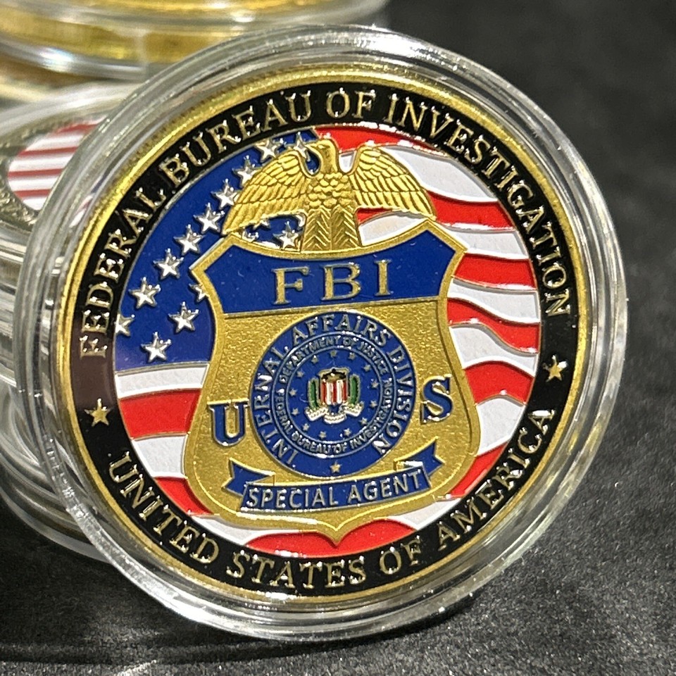 FBI Federal Bureau Of Investigation "Special Agent" USA Challenge Coin ...