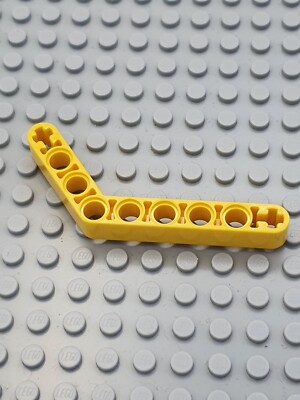 LEGO® 6x Technic Liftarm 4x6 1x9 Bent Löcher Brick - 6629 - Gelb | eBay.de
