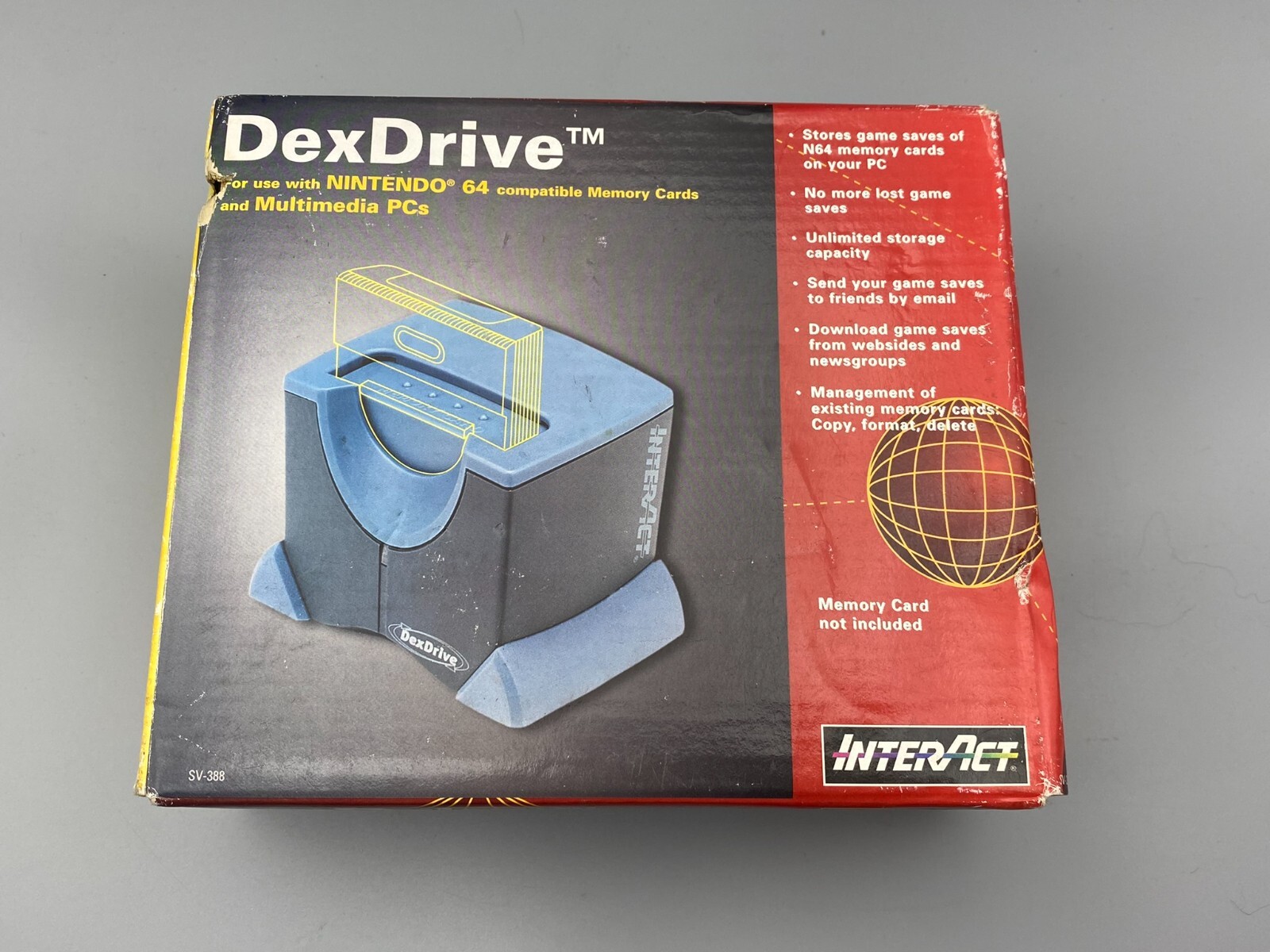 InterAct DexDrive Memory Card to PC Game Save Exchange Transfer UK Version N64 | eBay
