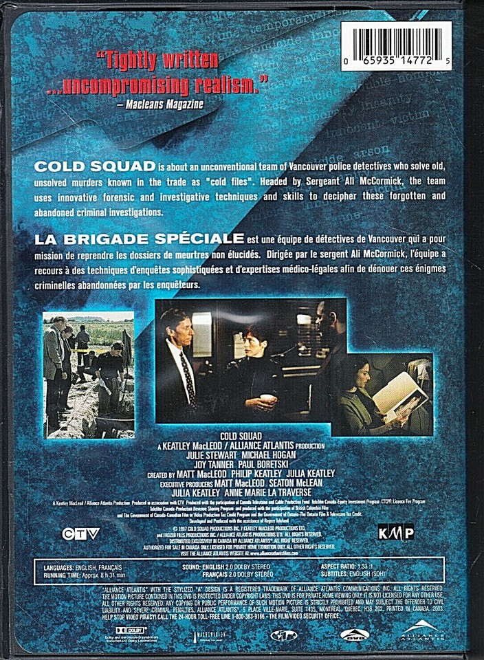 Cold Squad Complete First Season 1997 [S4] | eBay