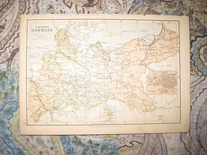 ANTIQUE 1880 NORTHERN GERMANY BERLIN BELGIUM NETHERLANDS AMSTERDAM ...