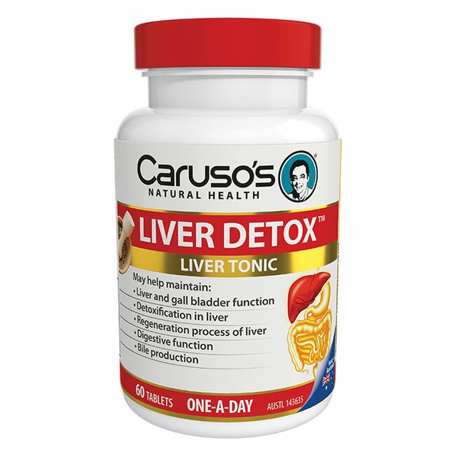 Caruso's Natural Health Quick Cleanse Liver Clear Detox Tab X 60 for ...