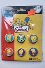 New in package The Simpsons Collectable Button Pack Of 6 Pins 1" Round ...