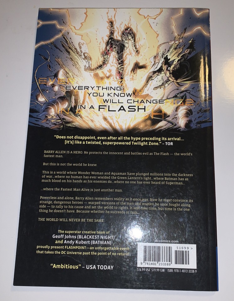 Flashpoint Graphic Novel DC Comic TPB 2011 | eBay
