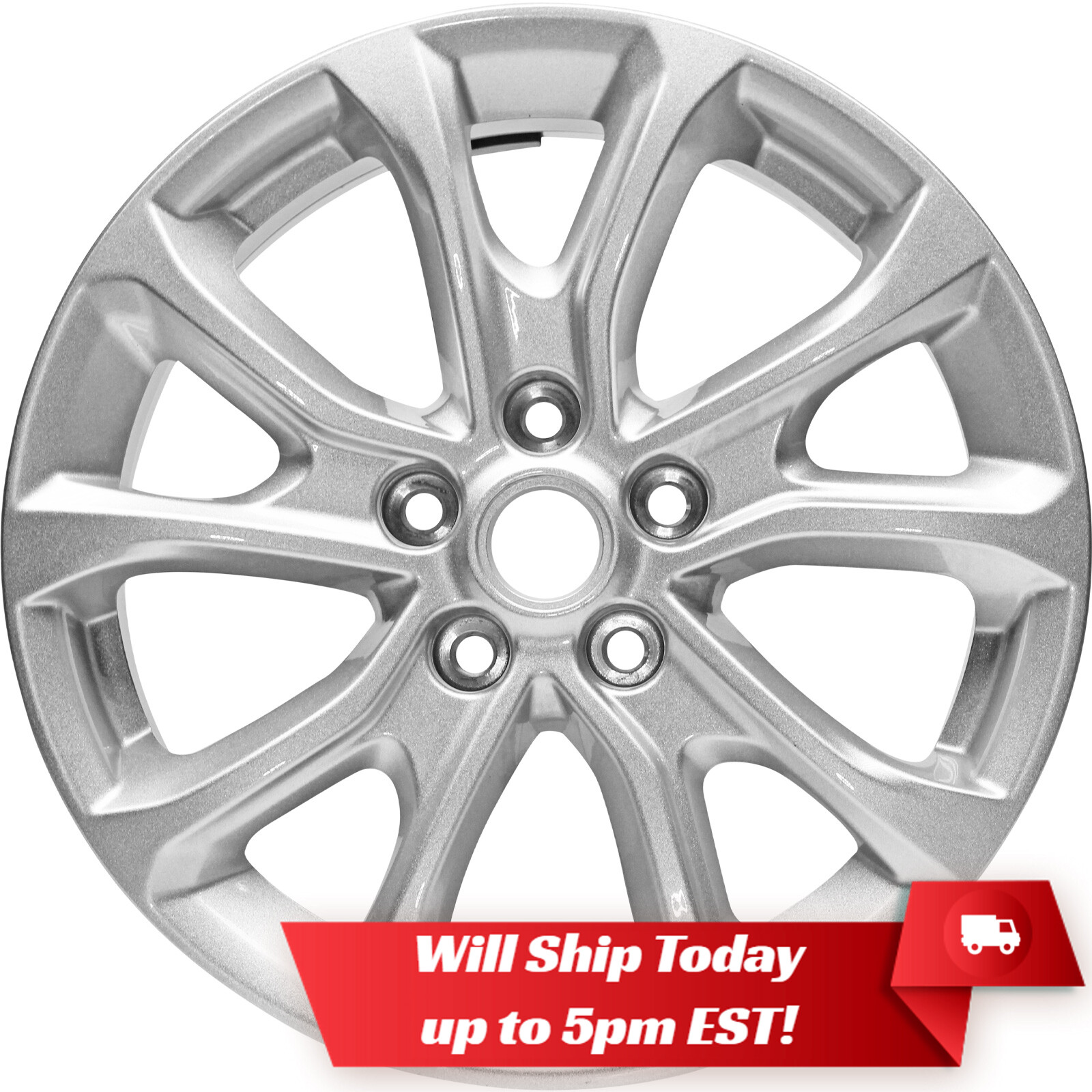 New 17" 17x7" Silver Alloy Wheel Rim for 2018-2021 Chevy Chevrolet ...