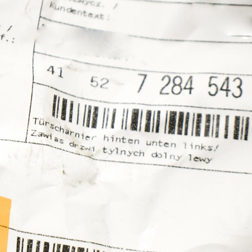 NEW BMW 1 F20 REAR LEFT DOOR LOWER HINGE 41527284543 OEM NO DUTY TO 🇺🇸 ...