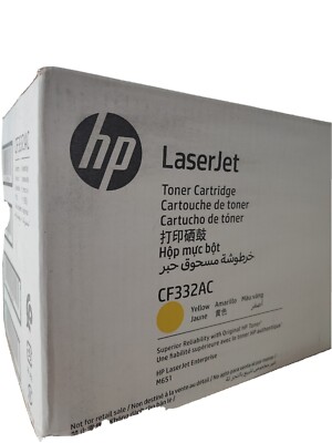 Original HP CF332AC YELLOW HP 654A, LaserJet Entreprise M651 | eBay