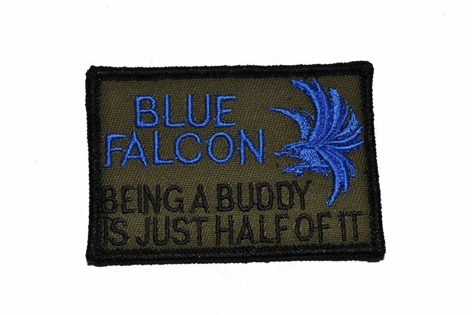 Blue Falcon - 2x3 Patch | eBay