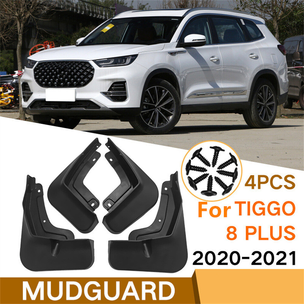 4Pcs Front & Rear Wheel Mudflaps Mud Guards For Chery Tiggo 8 Pro Plus ...