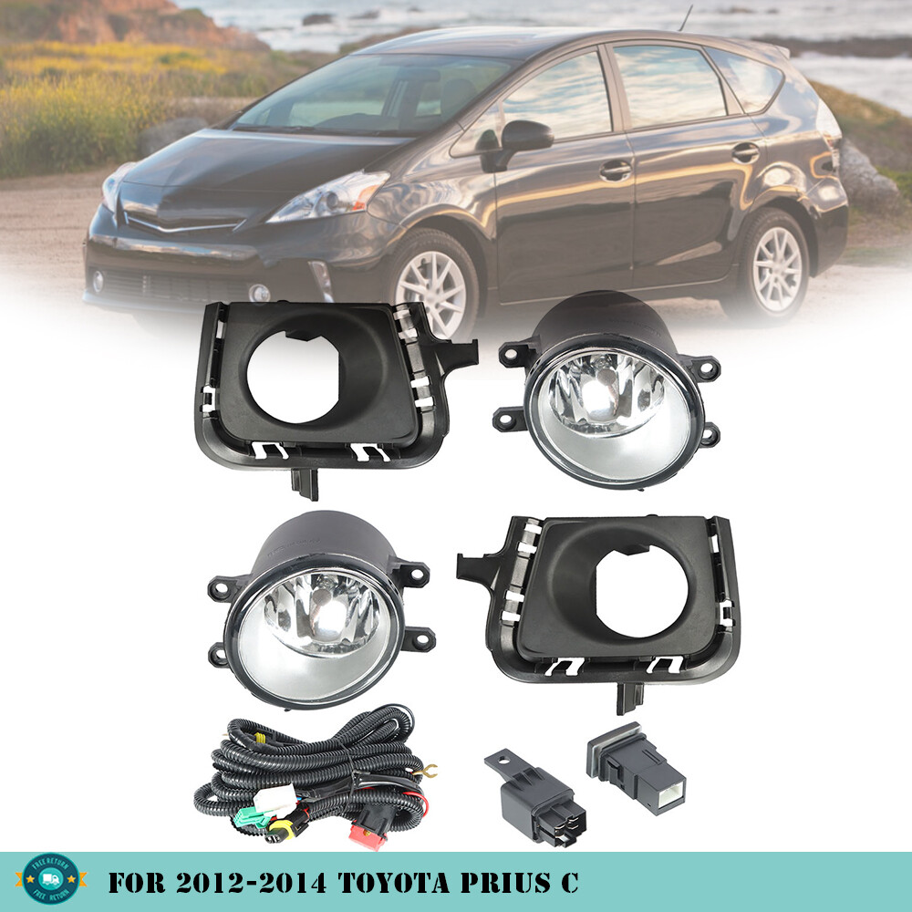 Front Bumper Daytime Running Light For 12-14 Toyota Prius C Fog Lamp ...