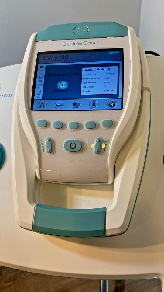 Verathon Bladder Scan BVI 9400 with Probe, Battery and Stand | eBay