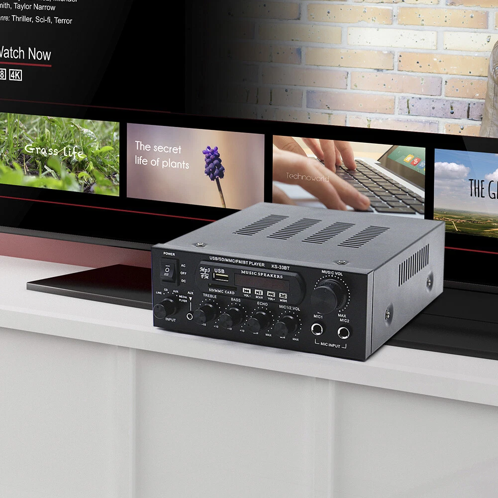 2CH Power Amplifier 2x60W Stereo Hifi Digital Amplifier, 47% OFF