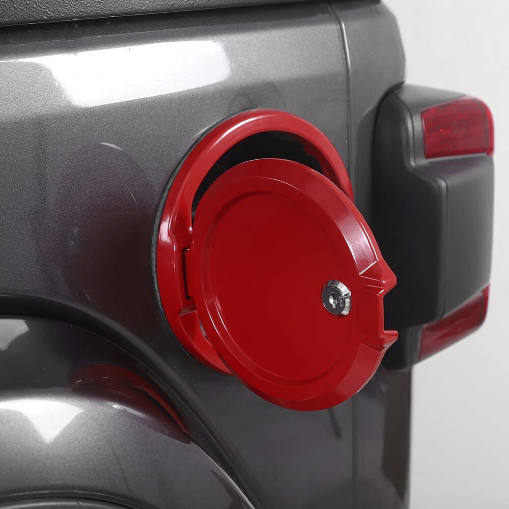 Locking Fuel Filler Door Gas Tank Cap Cover Trim for 2018+ Jeep ...