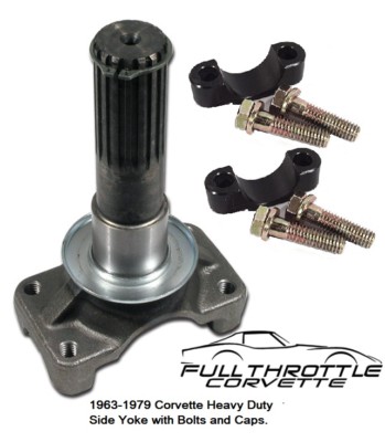 1963 - 1979 Corvette Heavy Duty Side Yoke with Bolts and Caps New C2 C3 ...