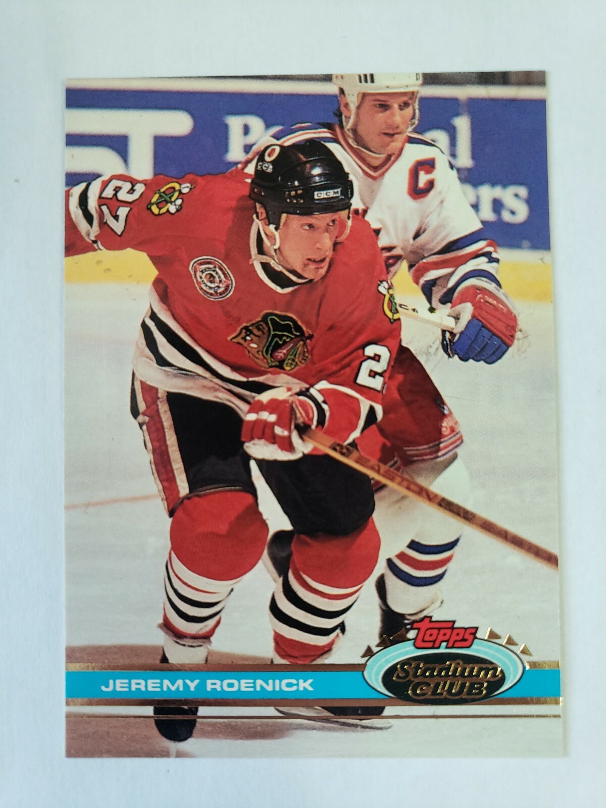 1991-92 Topps Stadium Club Jeremy Roenick #46 Chicago Blackhawks | eBay