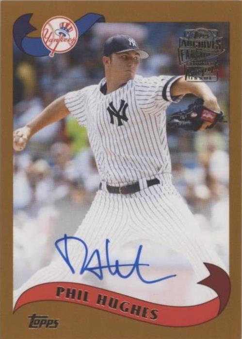 2020 Topps Archives - Fan Favorites Autographs Phil Hughes #FFA-PH (AU ...