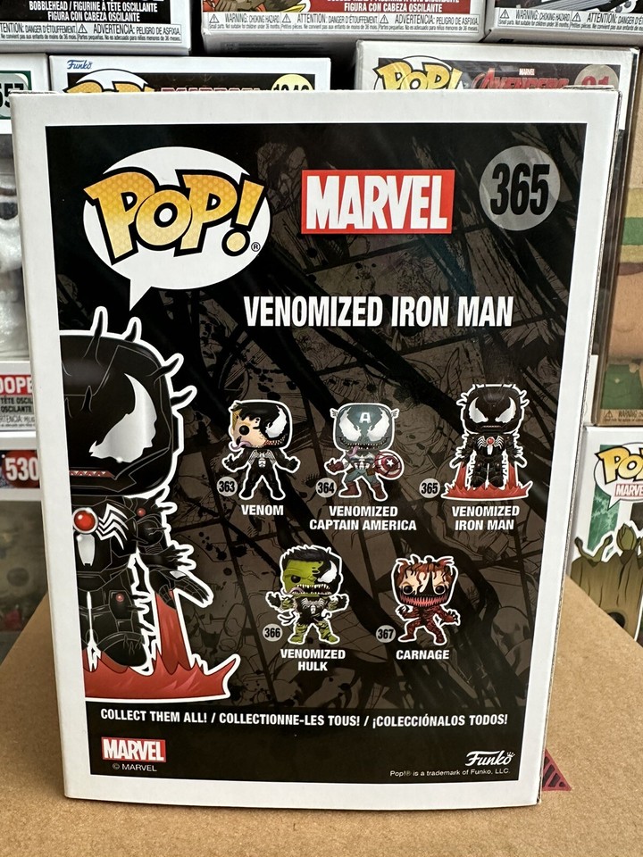Venomized Iron Man CUSTOM BY SAM DE LA ROSA Funko Pop #365 889698326872 ...