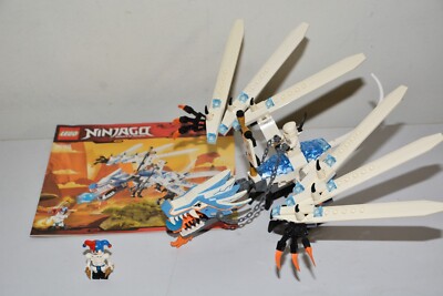 LEGO 2260 Ninjago Ice Dragon Attack 100% Completed With Instruction ...