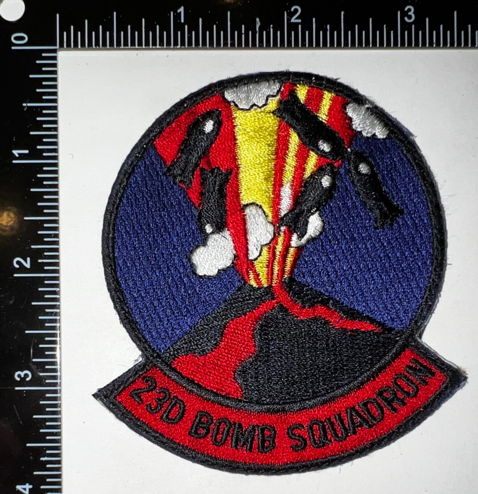 USAF US Air Force 23rd Bomb Squadron HOOK & LOOP Jacket Patch | eBay